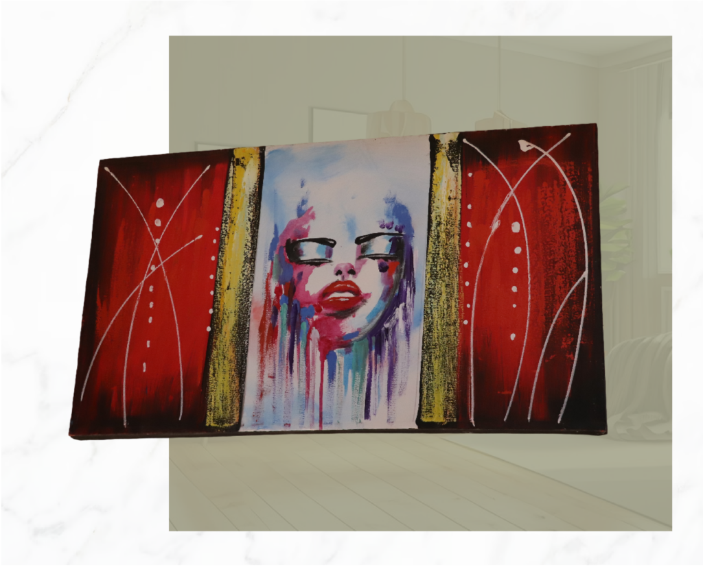 CUADRO DECORATIVO ARTE ABSTRACTO – Mueblería Las Colonias